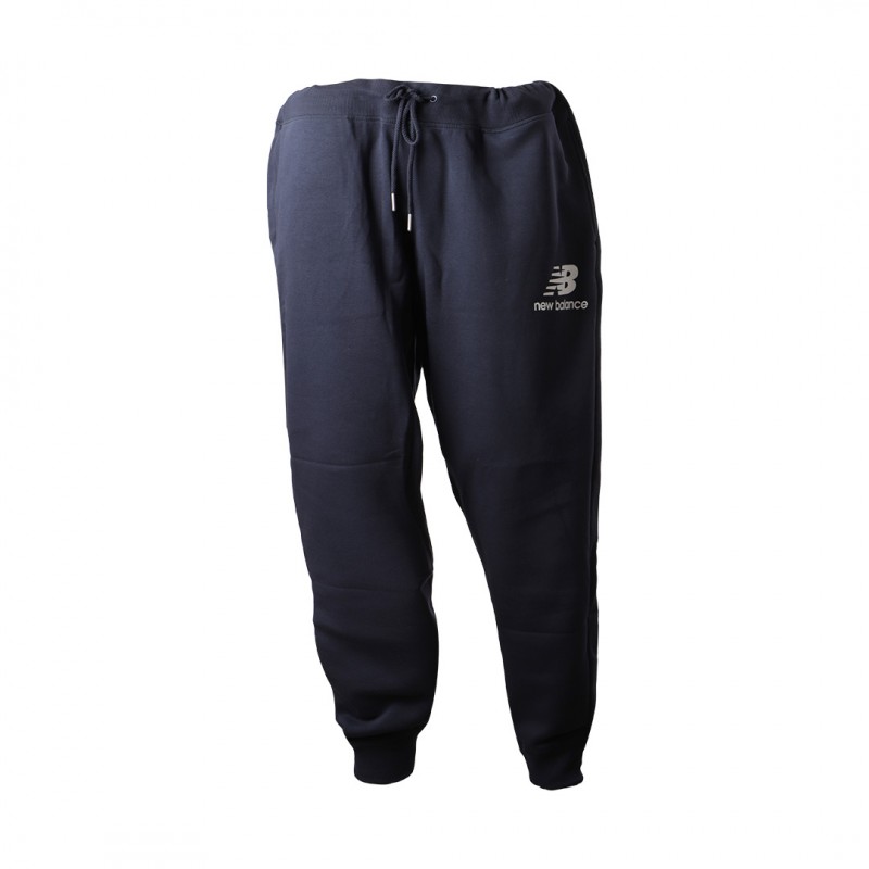 tuta felpata blu full zip con cappuccio new balance