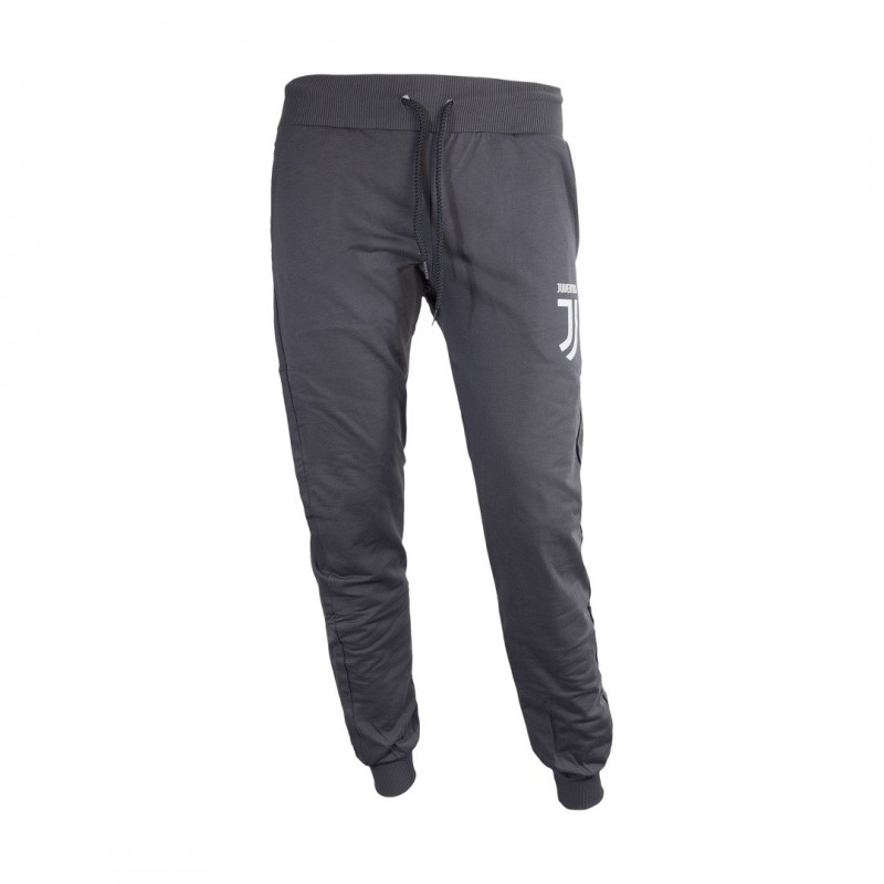 PANTALONI JUVENTUS GRIGI LOGO