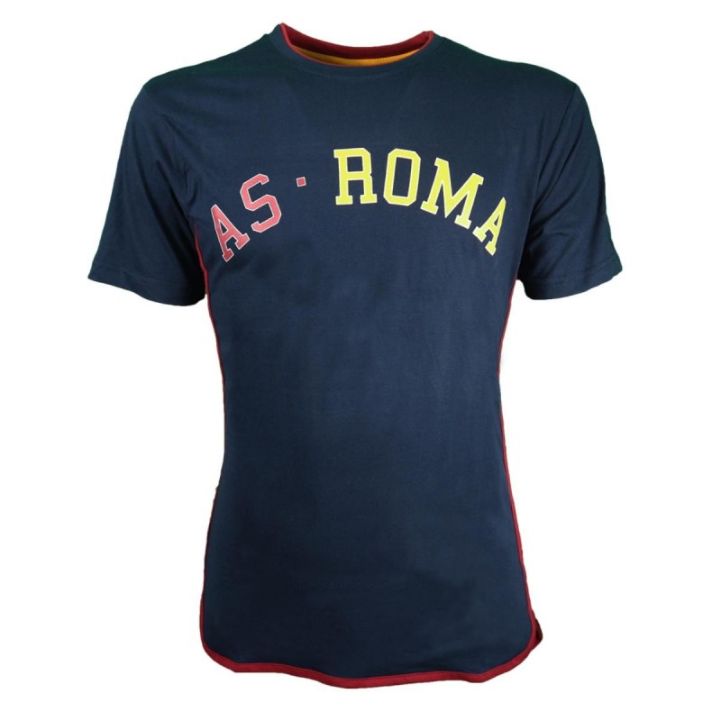 AS ROMA T SHIRT BLU ROSSA BAMBINO