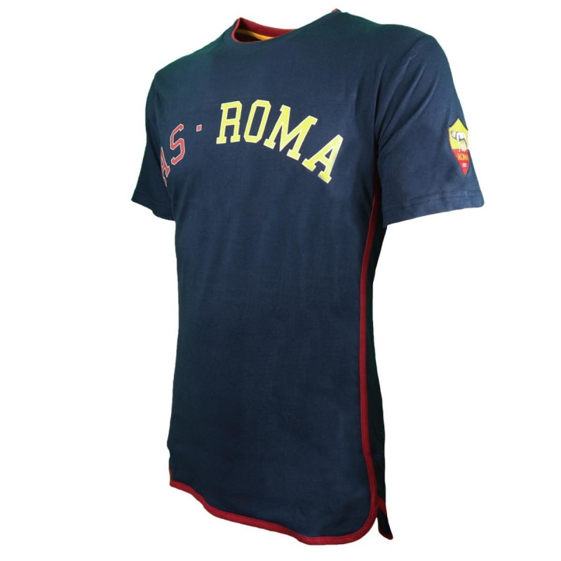 AS ROMA T SHIRT BLU ROSSA BAMBINO