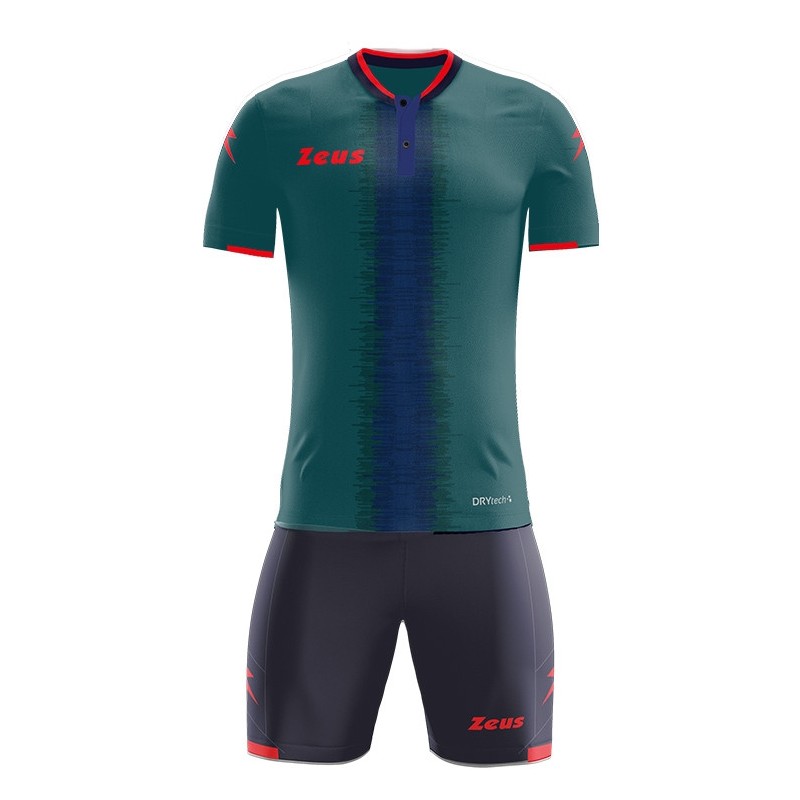 KIT CALCIO ZEUS PERSEO BLU PETROLIO