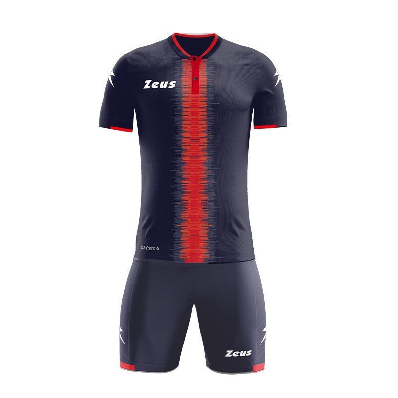 KIT CALCIO ZUES ALEX GRIGIO GIALLO FLUO